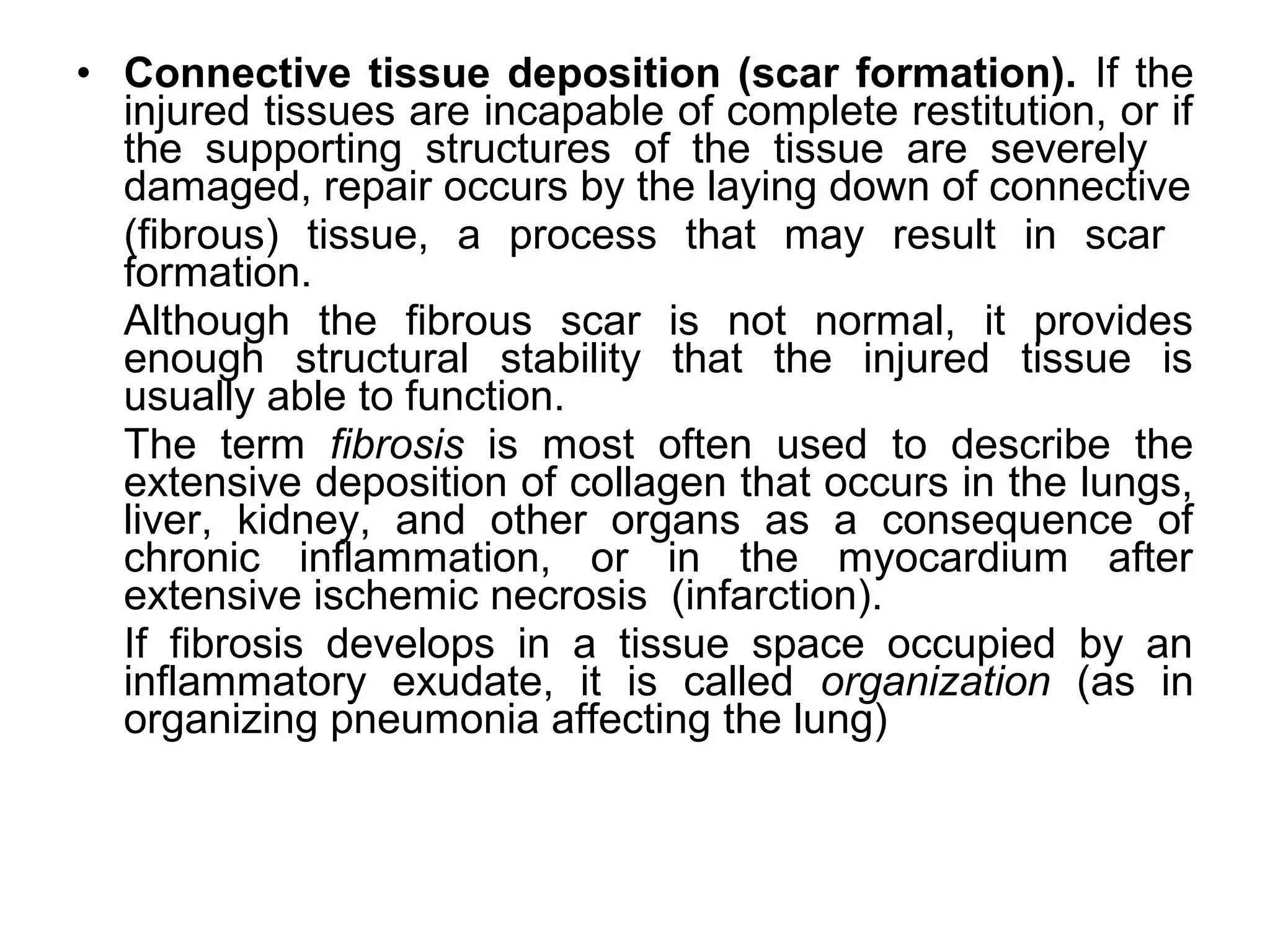 Tissue repair, regeneration and wound healing (1) | PPT