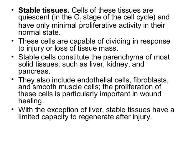 Tissue repair, regeneration and wound healing (1)