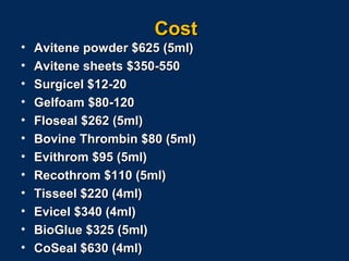 Tissue sealant essentials | PPT