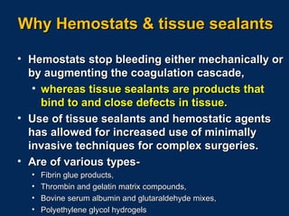 Tissue sealant essentials | PPT