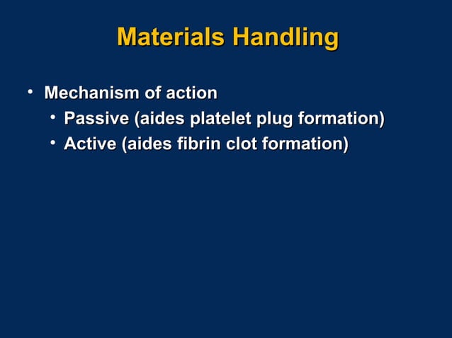 Tissue sealant essentials | PPT | Blood Disorders | Diseases and Conditions