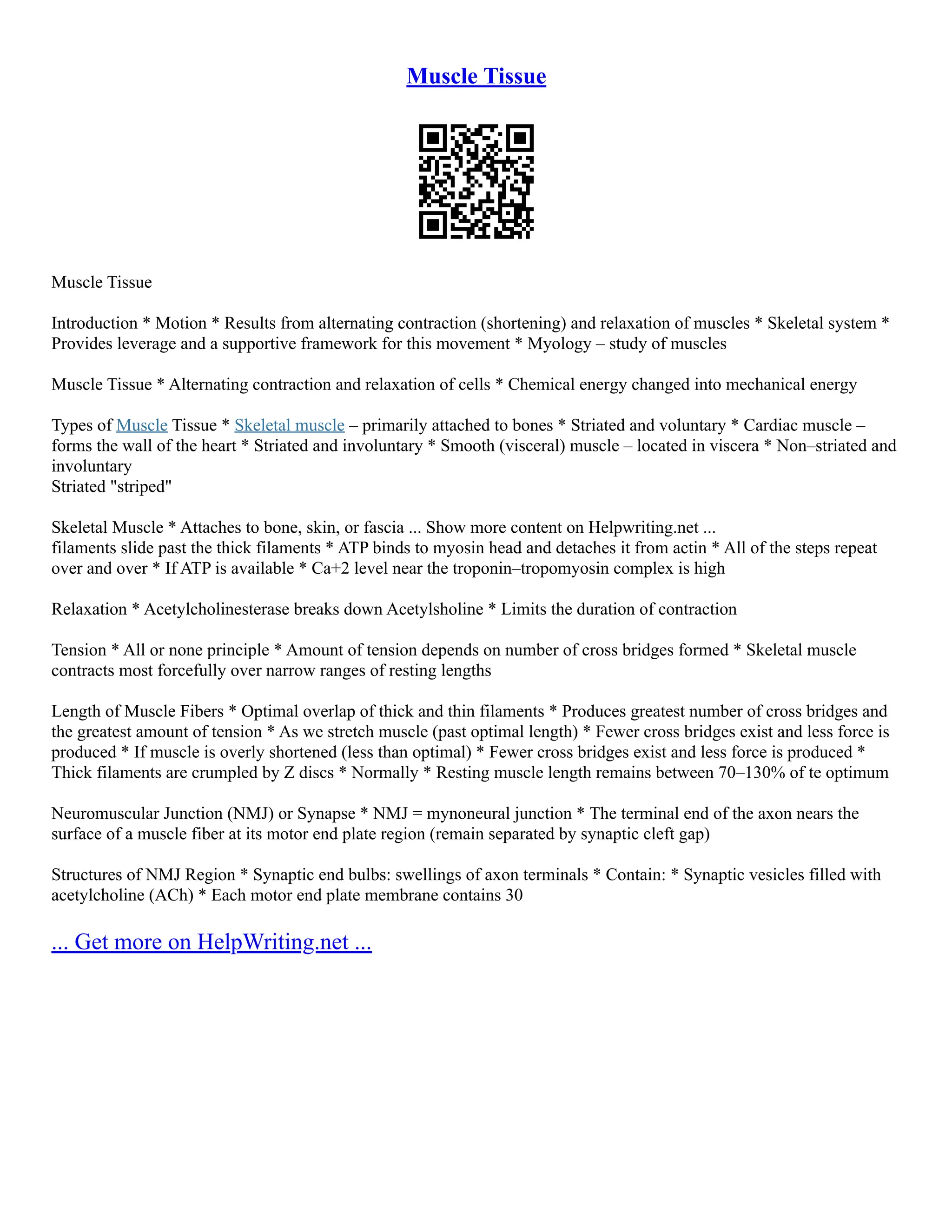 Tissue Structures | PDF