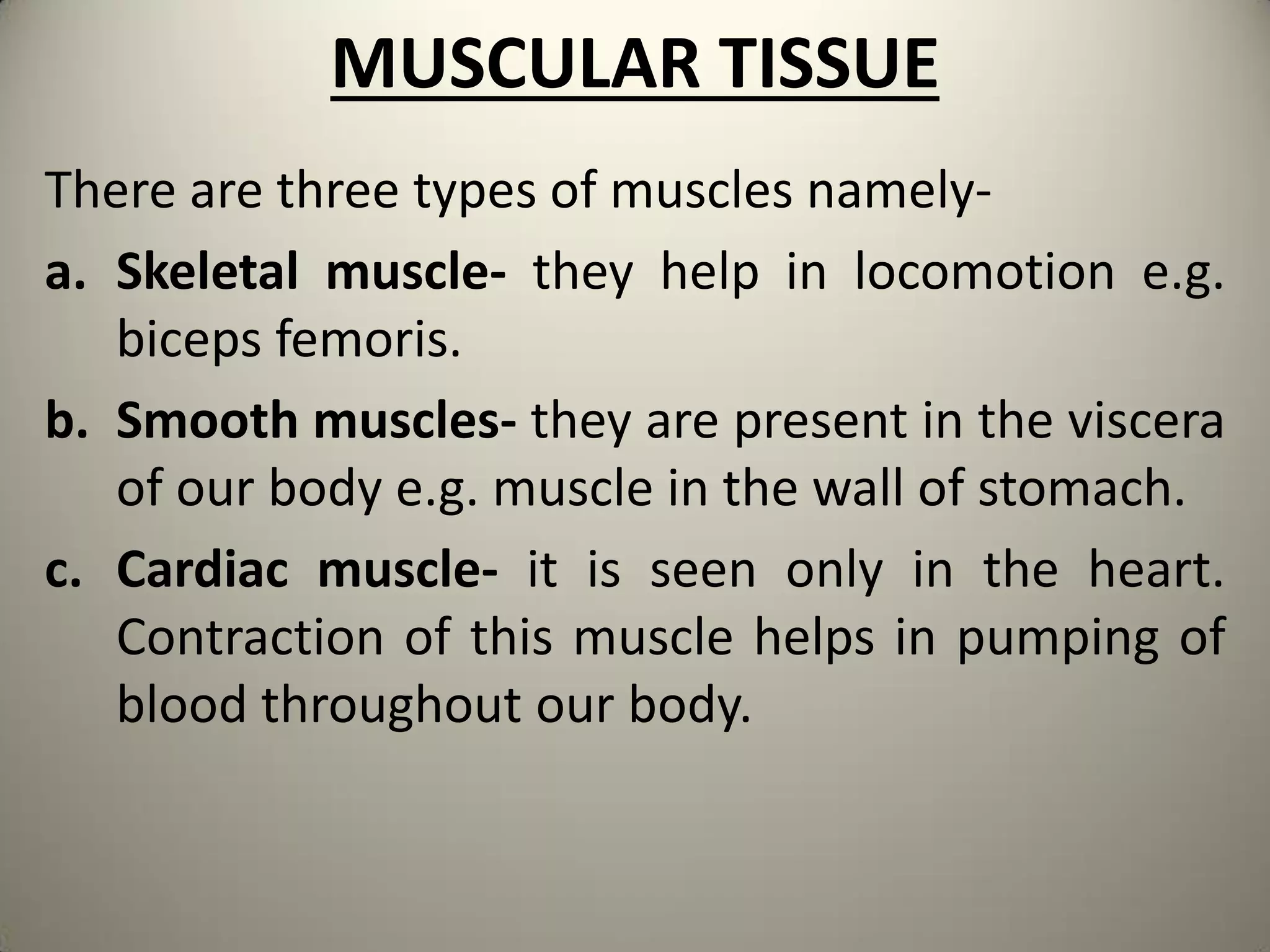 Tissues, types and functions(Anatomy)- Easy explanation | PDF