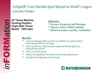 Tissue World 2009 Final Asten Johnson | PPT