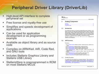Stellaris® 9000 Family of ARM® Cortex™-M3 | PPT