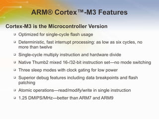 Stellaris® 9000 Family of ARM® Cortex™-M3 | PPT