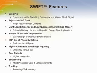 Understanding SWIFT Step Down DC/DC Converters | PPT