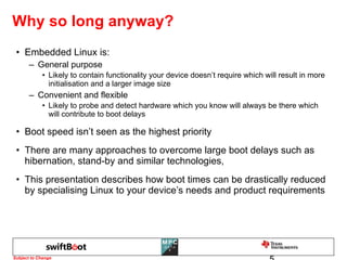 TI TechDays 2010: swiftBoot | PPT