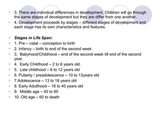 Components of Human Development | PPT