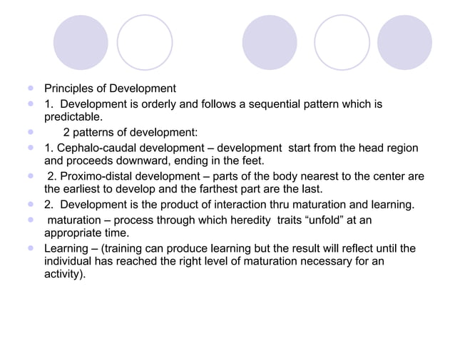 Components of Human Development