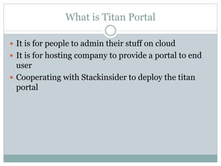 Titan - hk openstack 4th birthday party | PPT