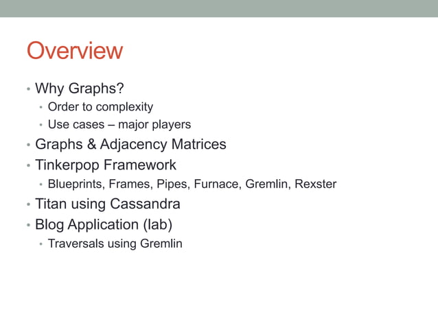 Intro To Graph Databases Using Tinkerpop Titandb And Gremlin