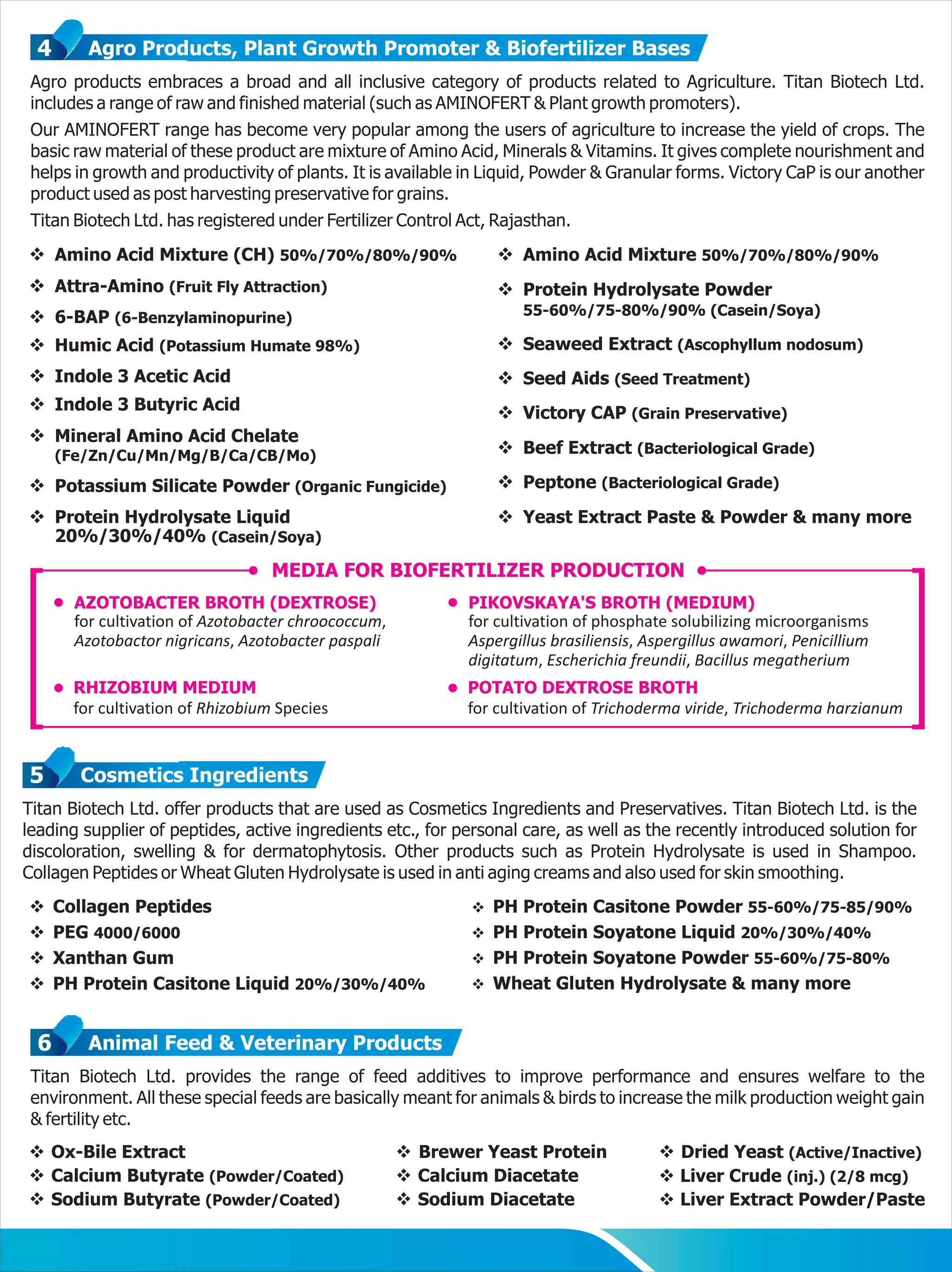 Products of Biotechnology, Biotech Products, Agar Powder | PDF