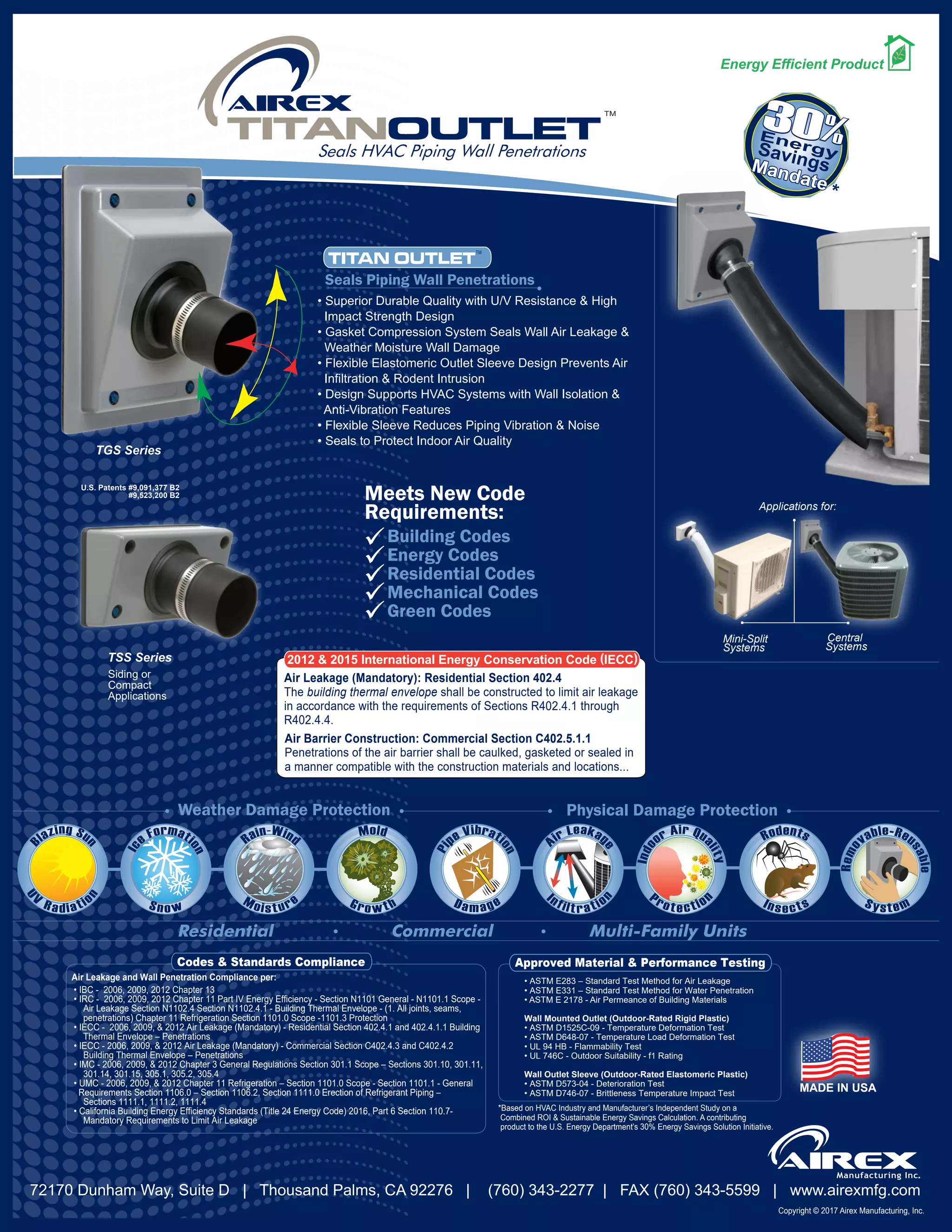 Titan Outlet Airex Manufacturing Inc | PDF