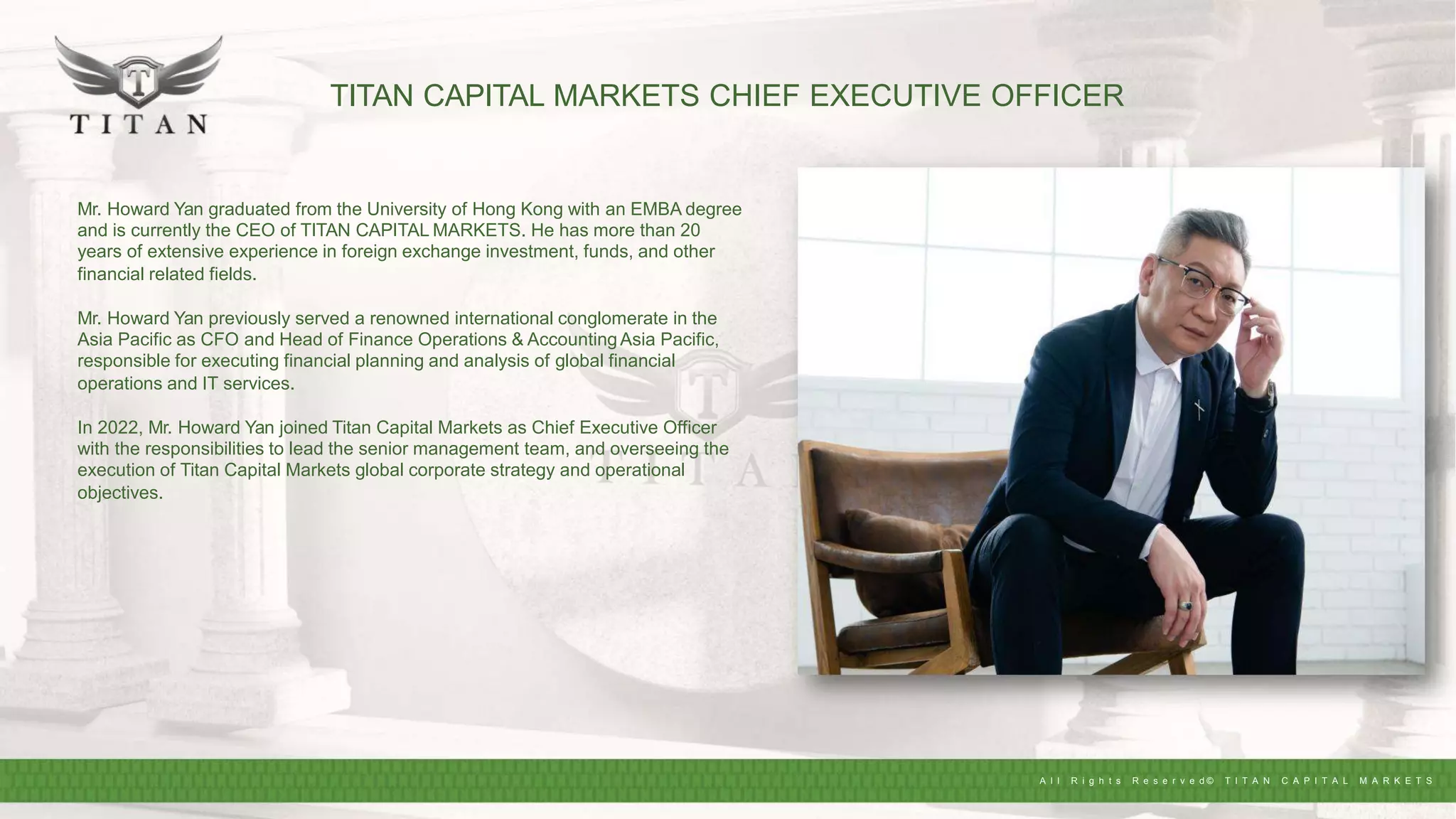 TITAN CAPITAL BUSINESS PLAN | PPTX