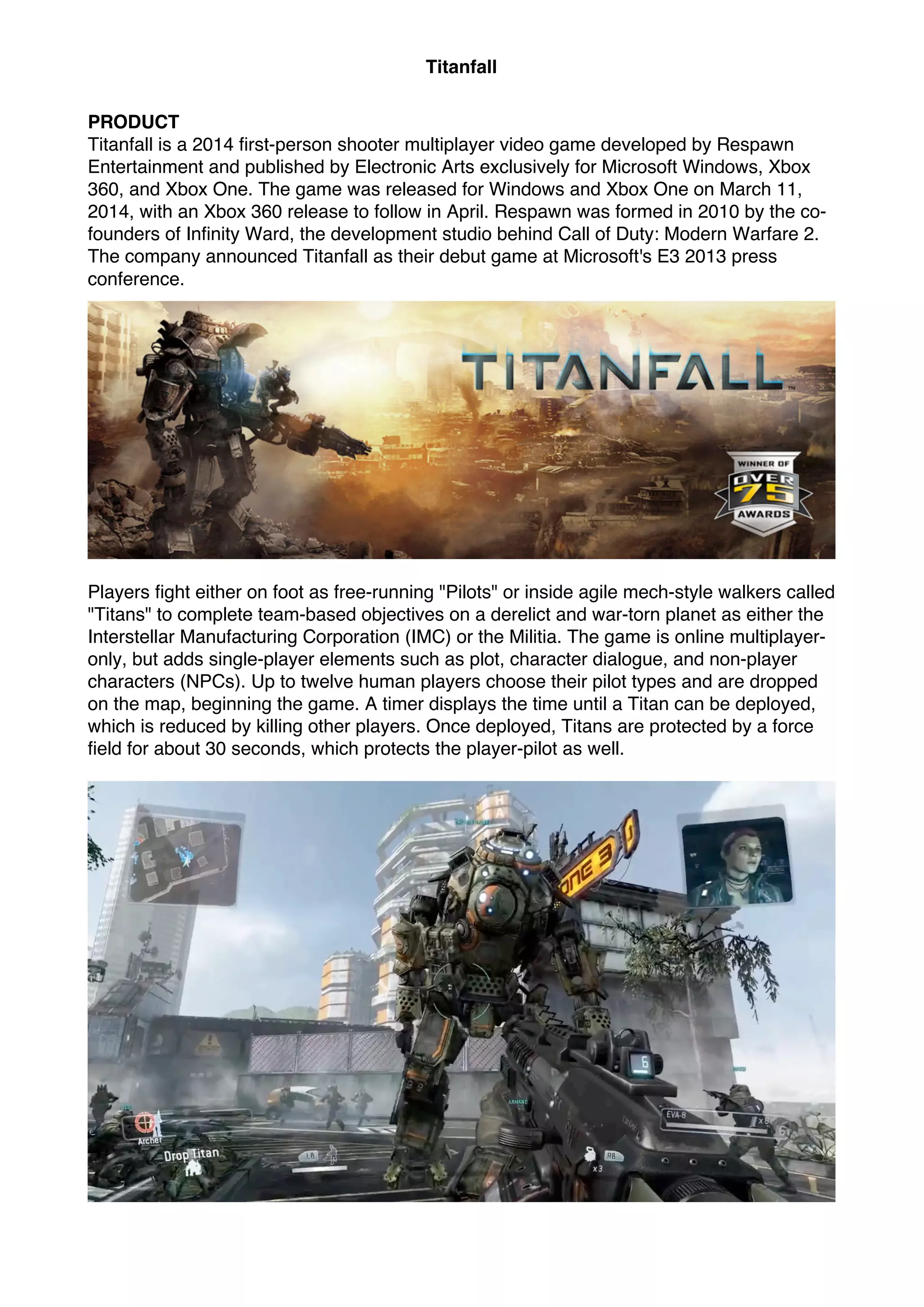 Titanfall | PDF