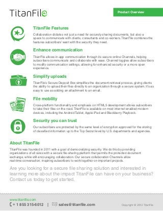 TitanFile Product Overview