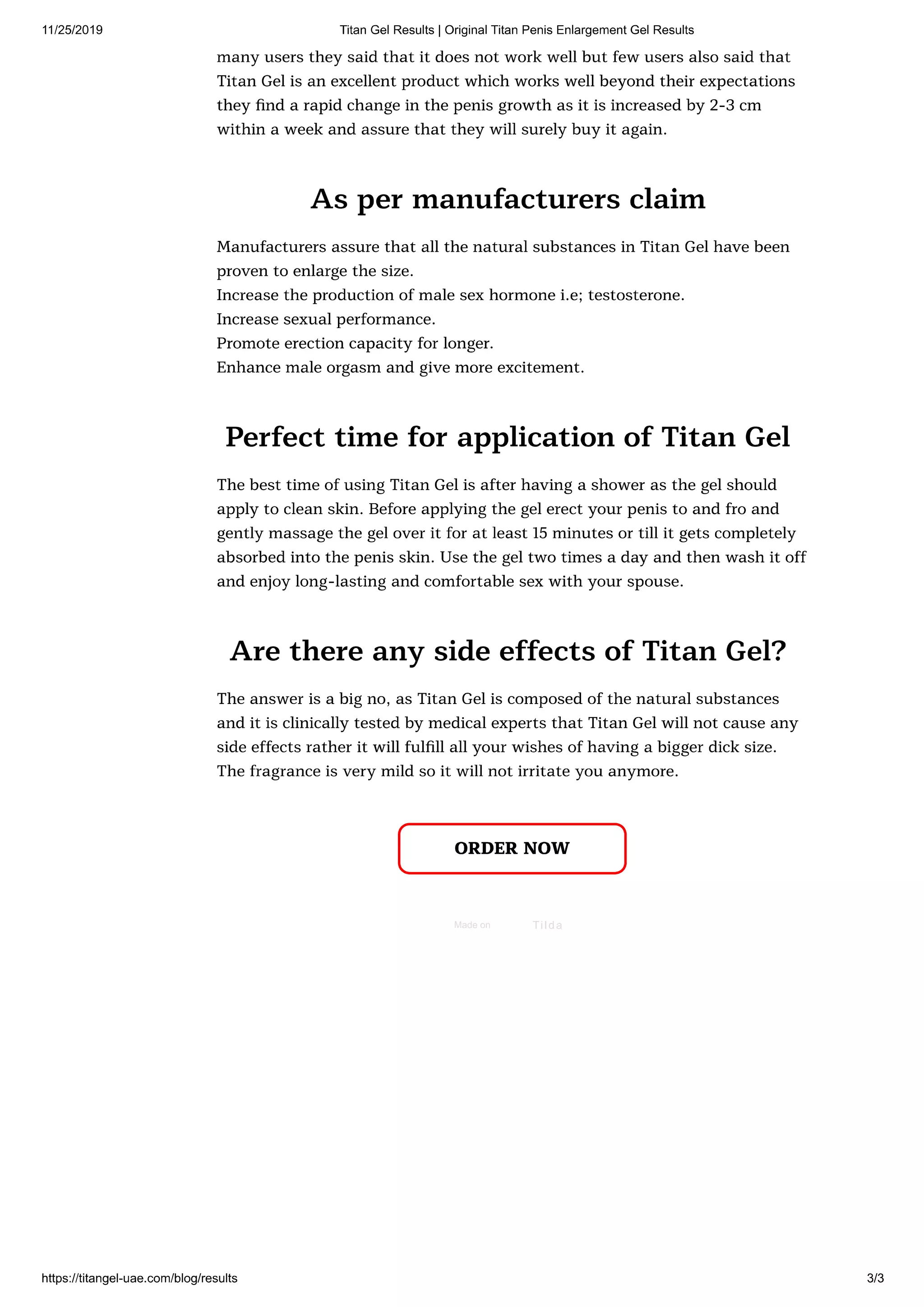 Original Titan Gel | PDF