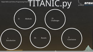 titanic presentation de analyse de donnee on utilison pandas...pptx