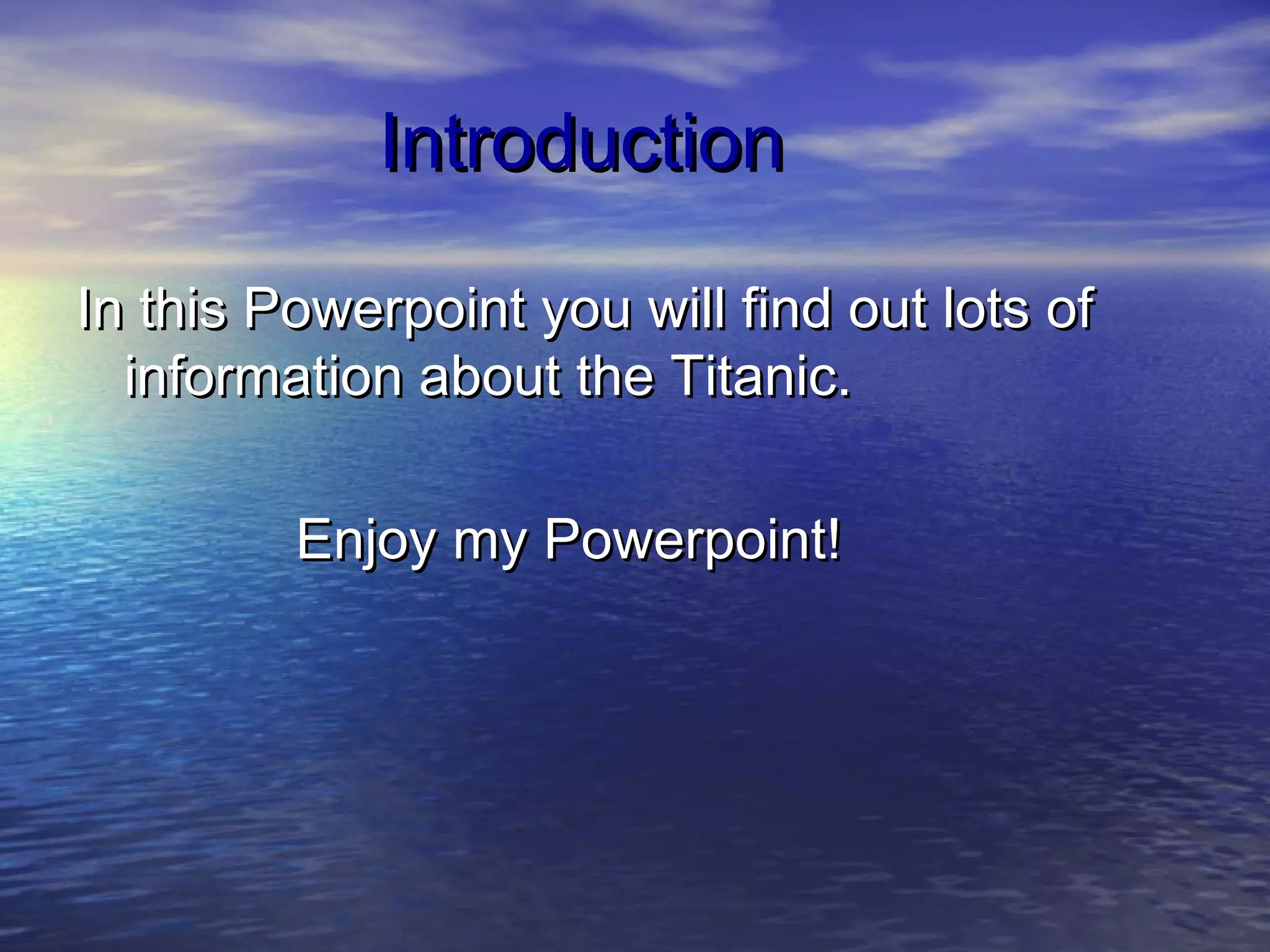 Titanic by max | PPT