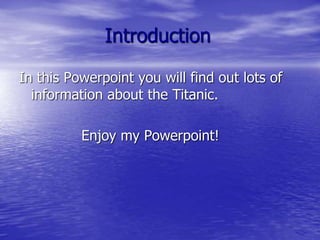 Titanic by Max | PPT