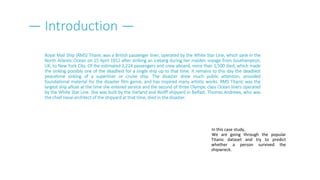 Titanic CASE STUDY ppt on How many people survived.pptx