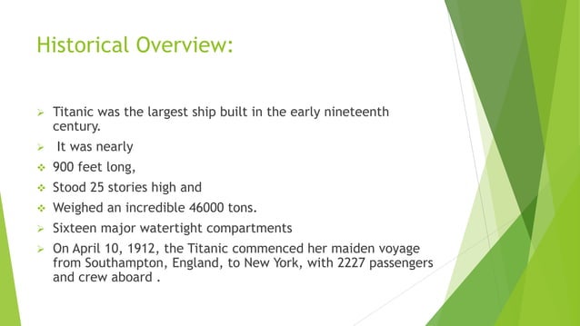 Titanic disaster causes | PPTX | Cruises | Travel Type