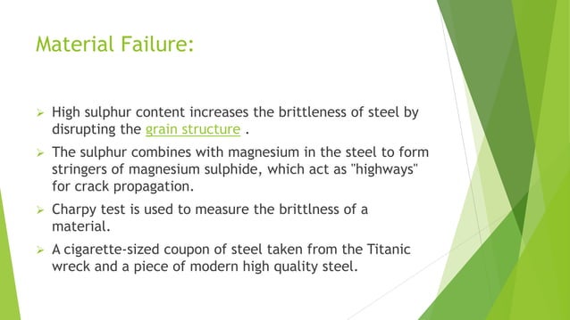 Titanic disaster causes | PPTX | Cruises | Travel Type