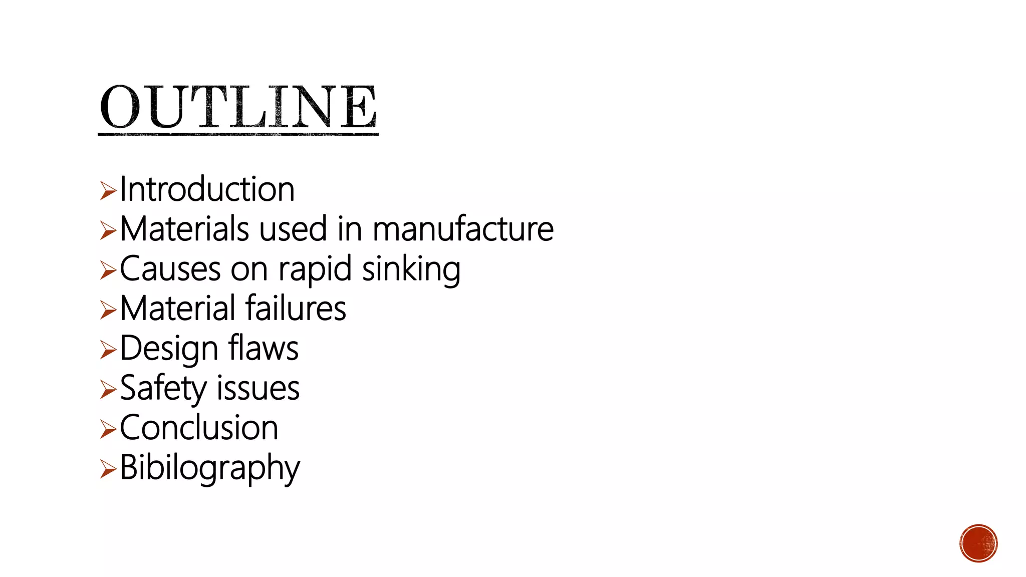 Titanic engineering aspects | PPTX