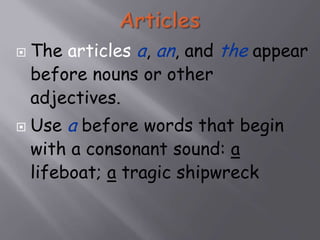 Titanic grammar lesson | PPTX