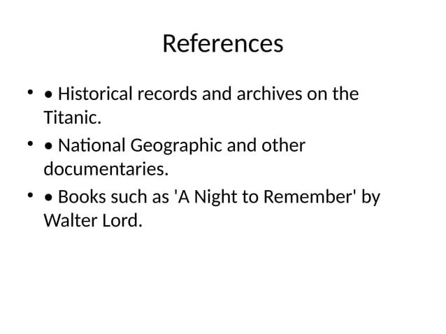 Titanic_Presentation.pptx by dr jerin joseph | PPT