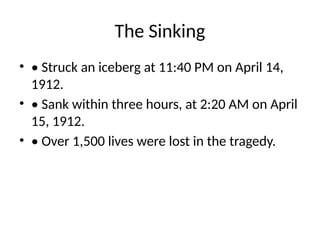 Titanic_Presentation.pptx by dr jerin joseph | PPT