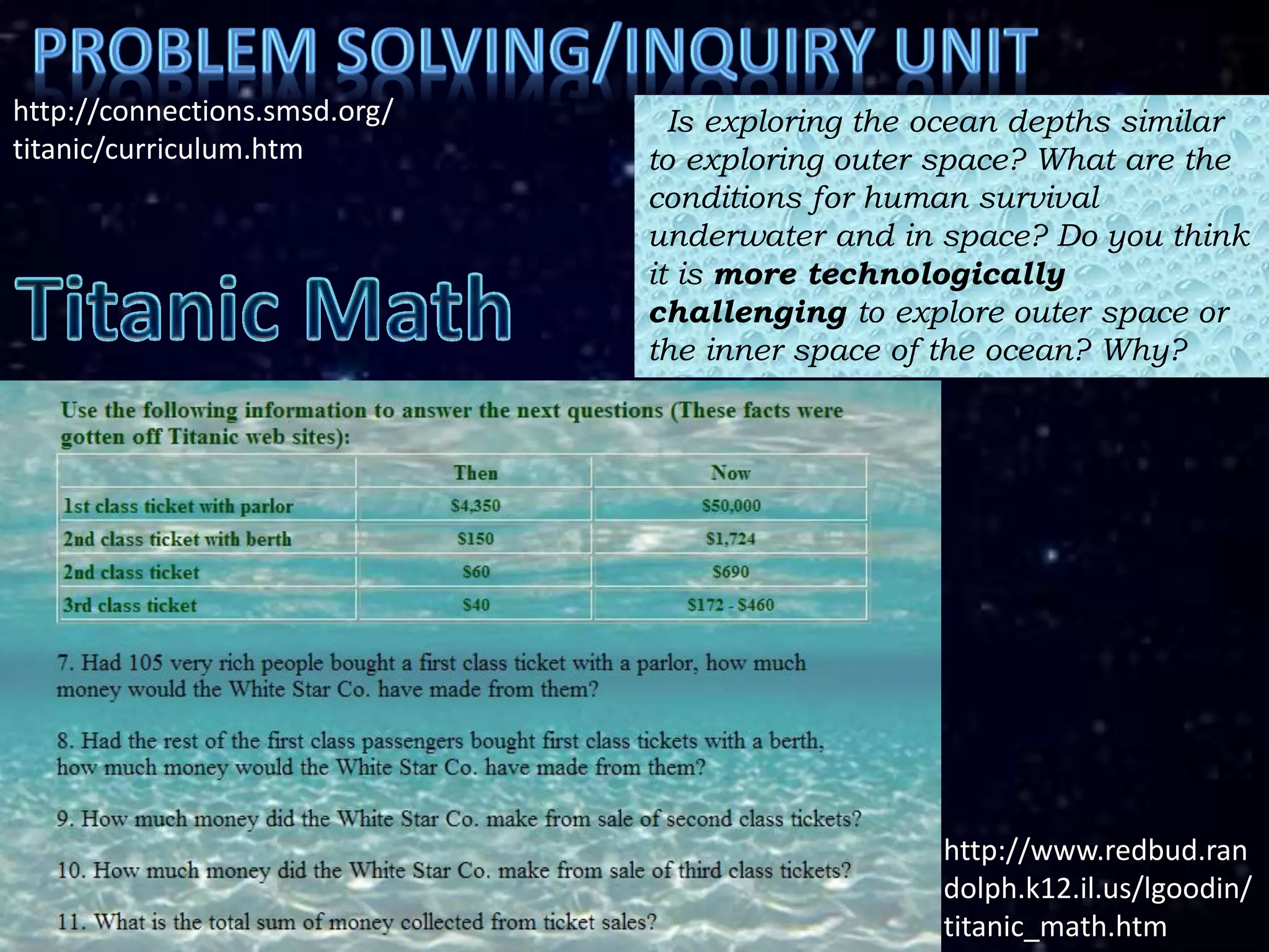 Titanic presentation main | PDF