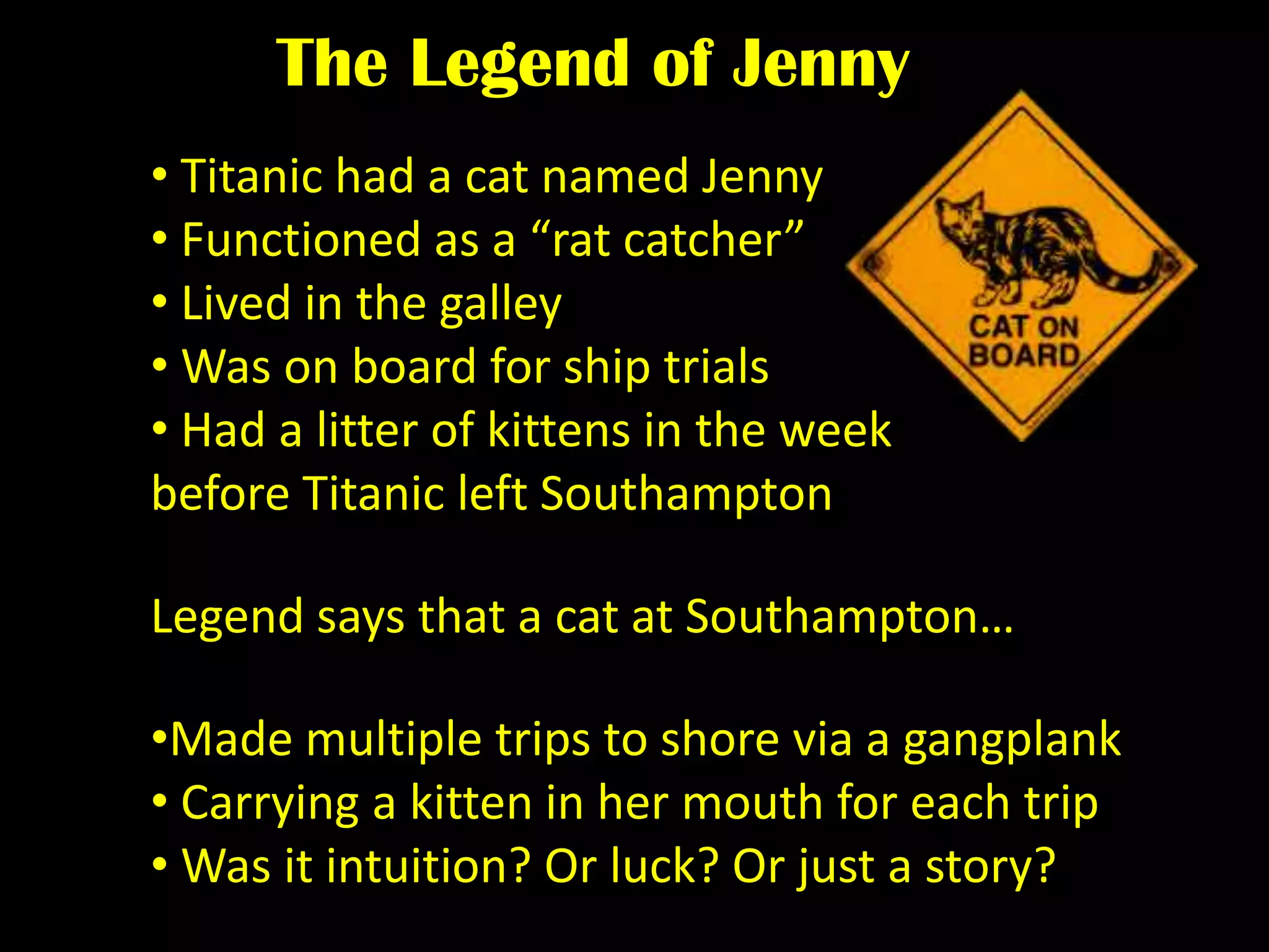 Titanic: The Forgotten Passengers | PPTX