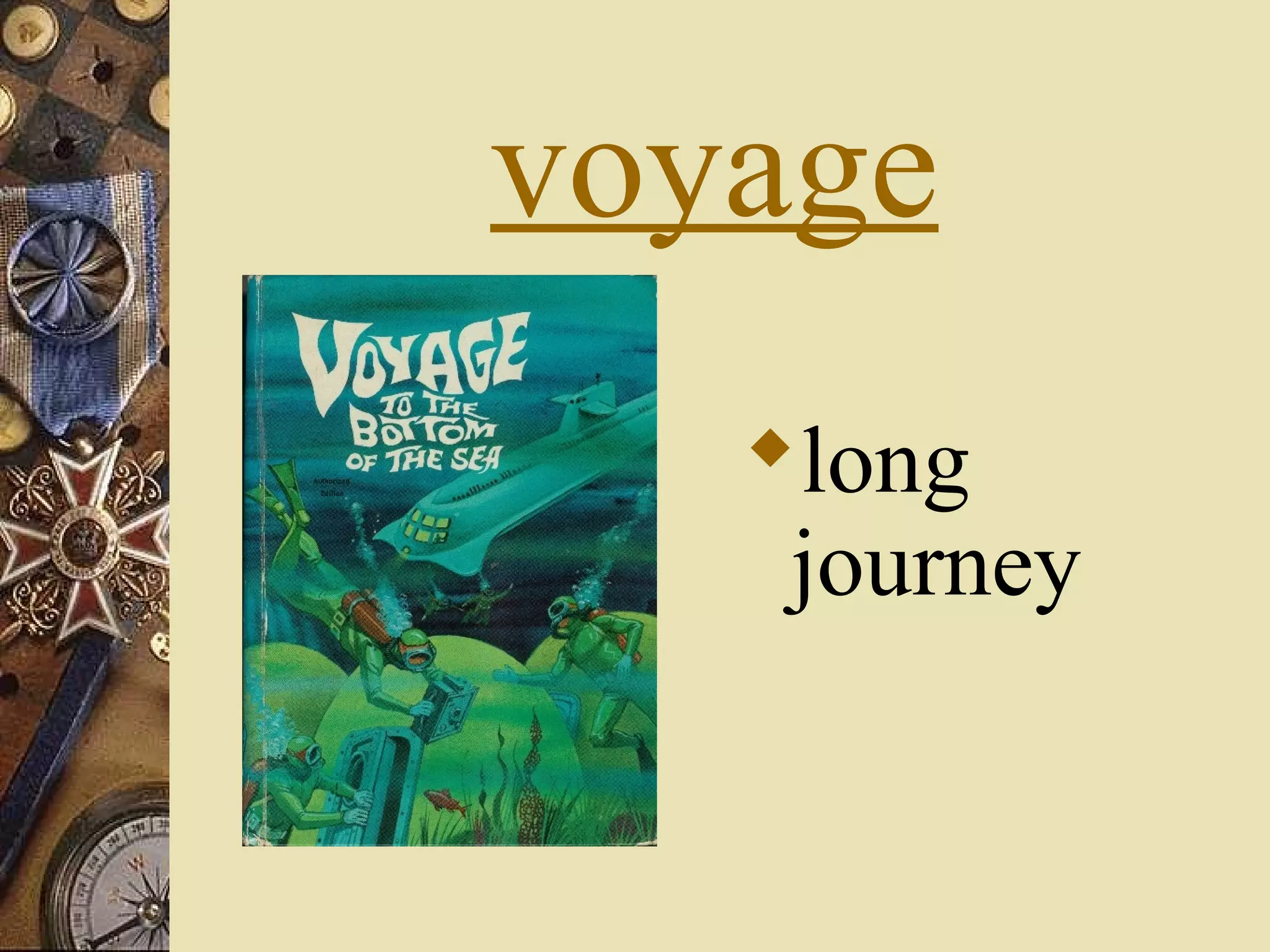 Finding the Titanic - Vocabulary | PPT