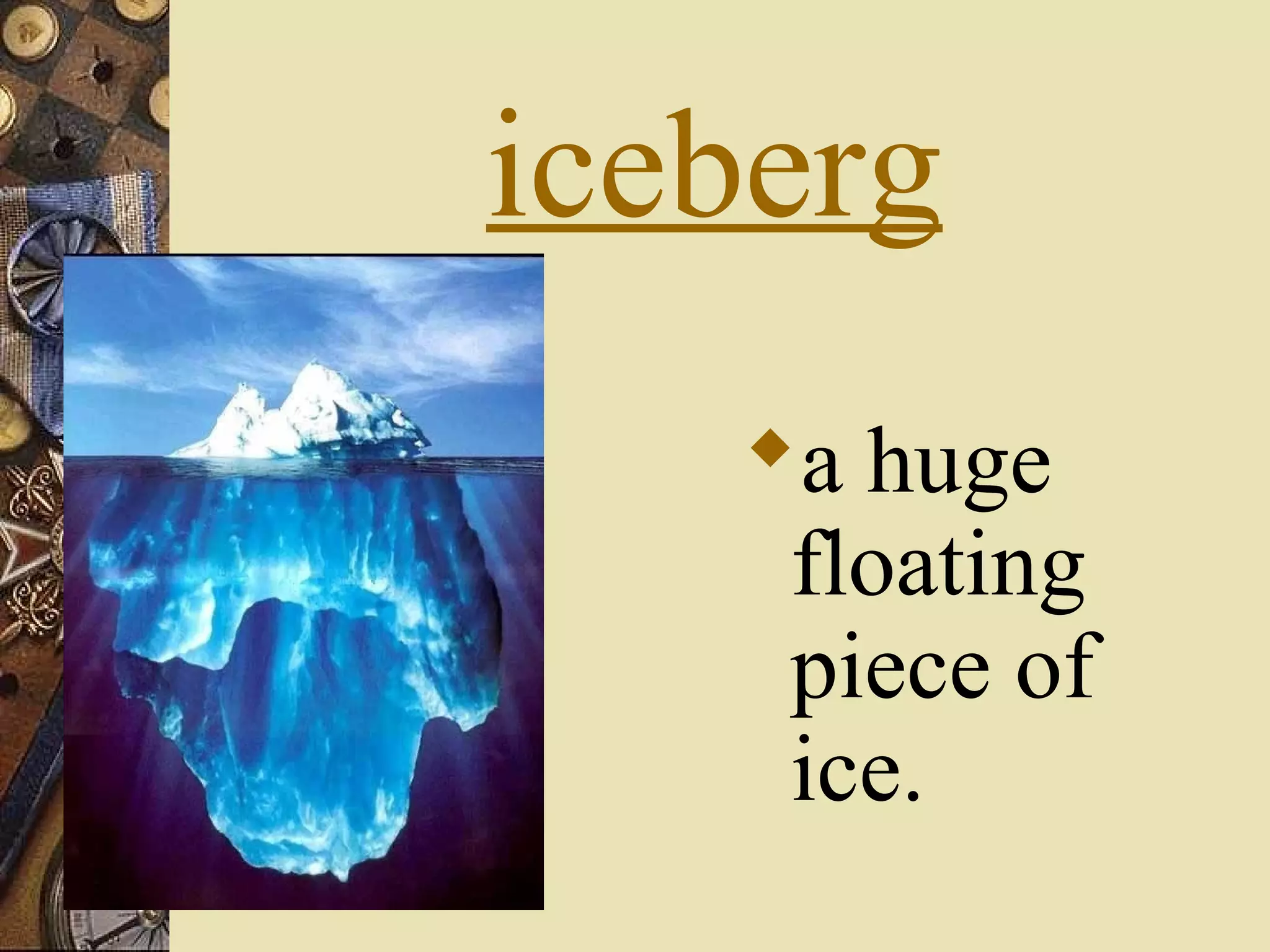 Finding the Titanic - Vocabulary | PPT