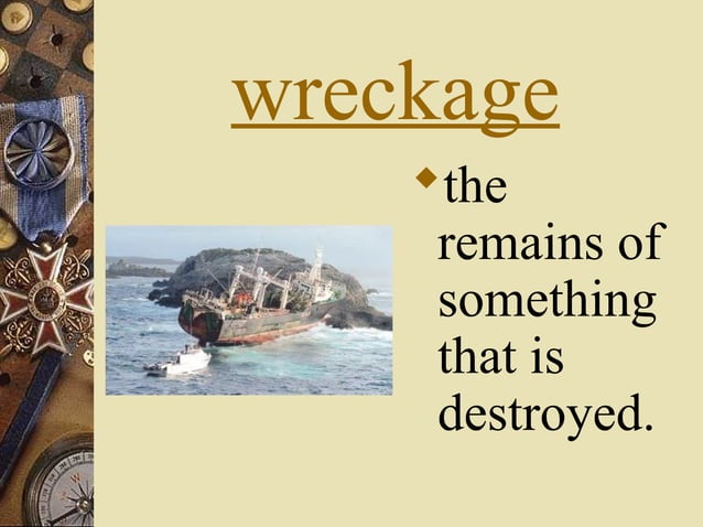 Finding the Titanic - Vocabulary | PPT