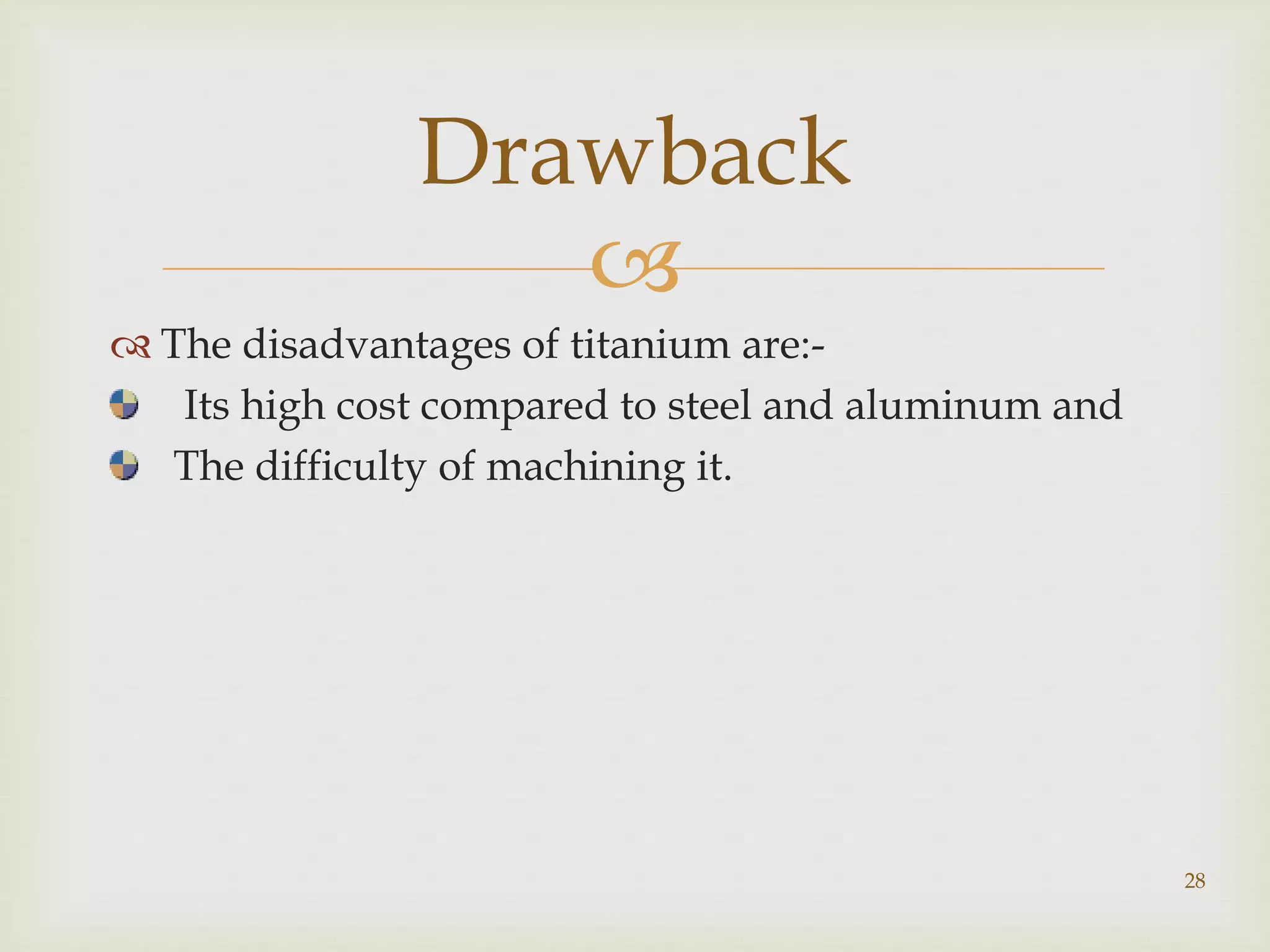 Titanium and its alloys | PPTX
