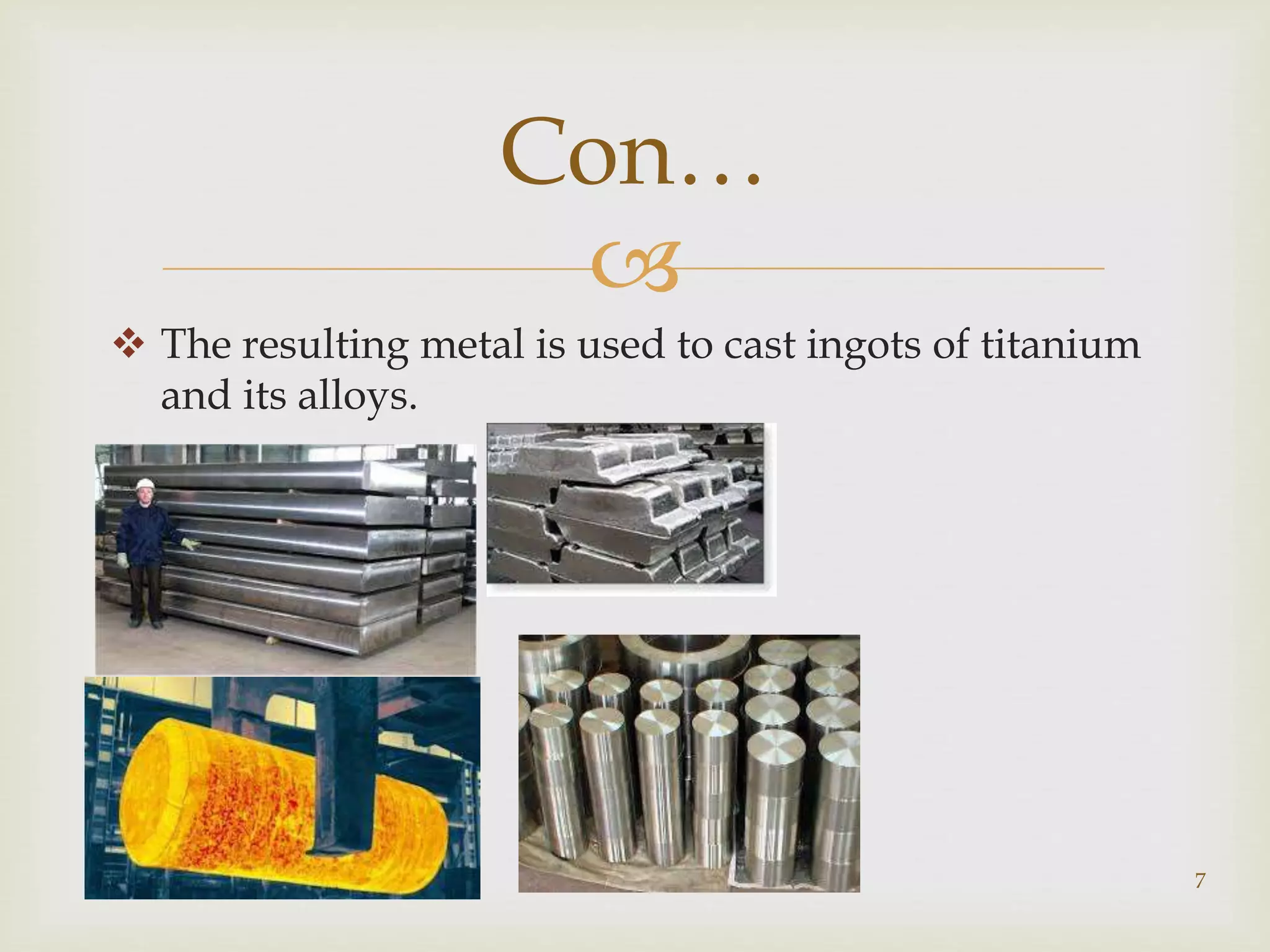 Titanium and its alloys | PPTX