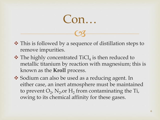Titanium and its alloys | PPTX