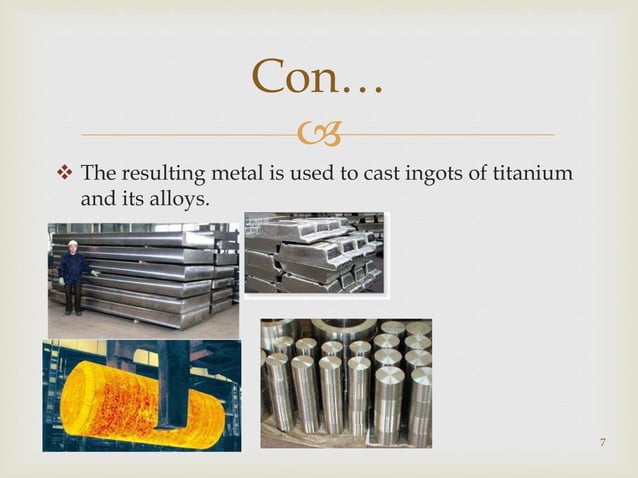 Titanium and its alloys | PPTX