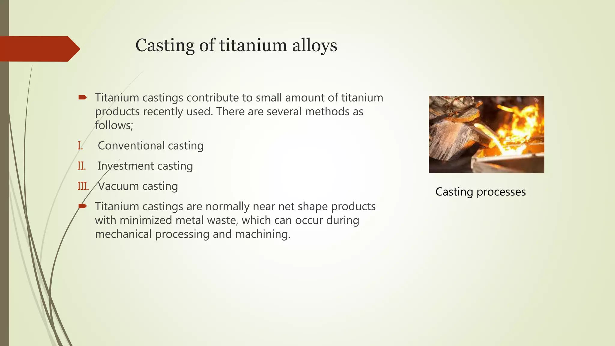 Titanium and it’s alloys | PPTX | Chemistry | Science