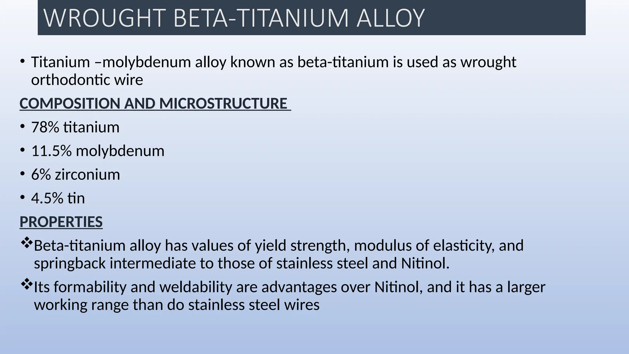 TITANIUM AND ITS ALLOYS in prosthodontics | PPTX
