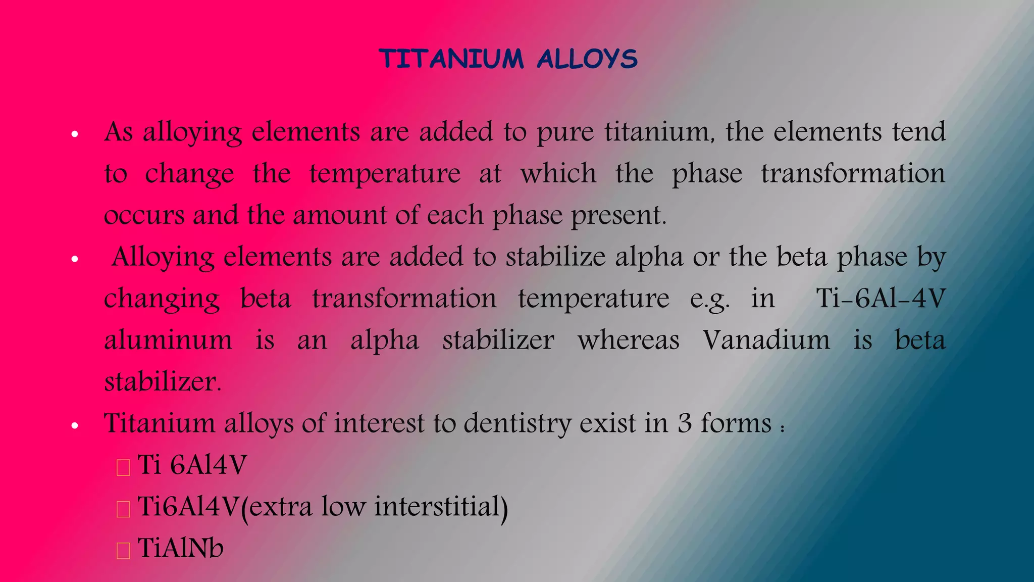 Titanium and it’s applications | PPTX