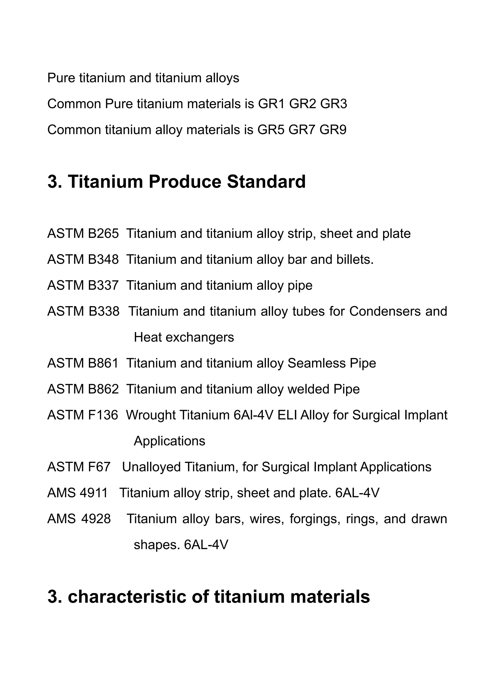 Titanium and titanium alloys | DOC