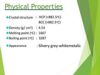 Titanium and Titanium Alloys.pptx