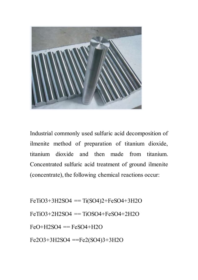Titanium bars melting method | DOCX