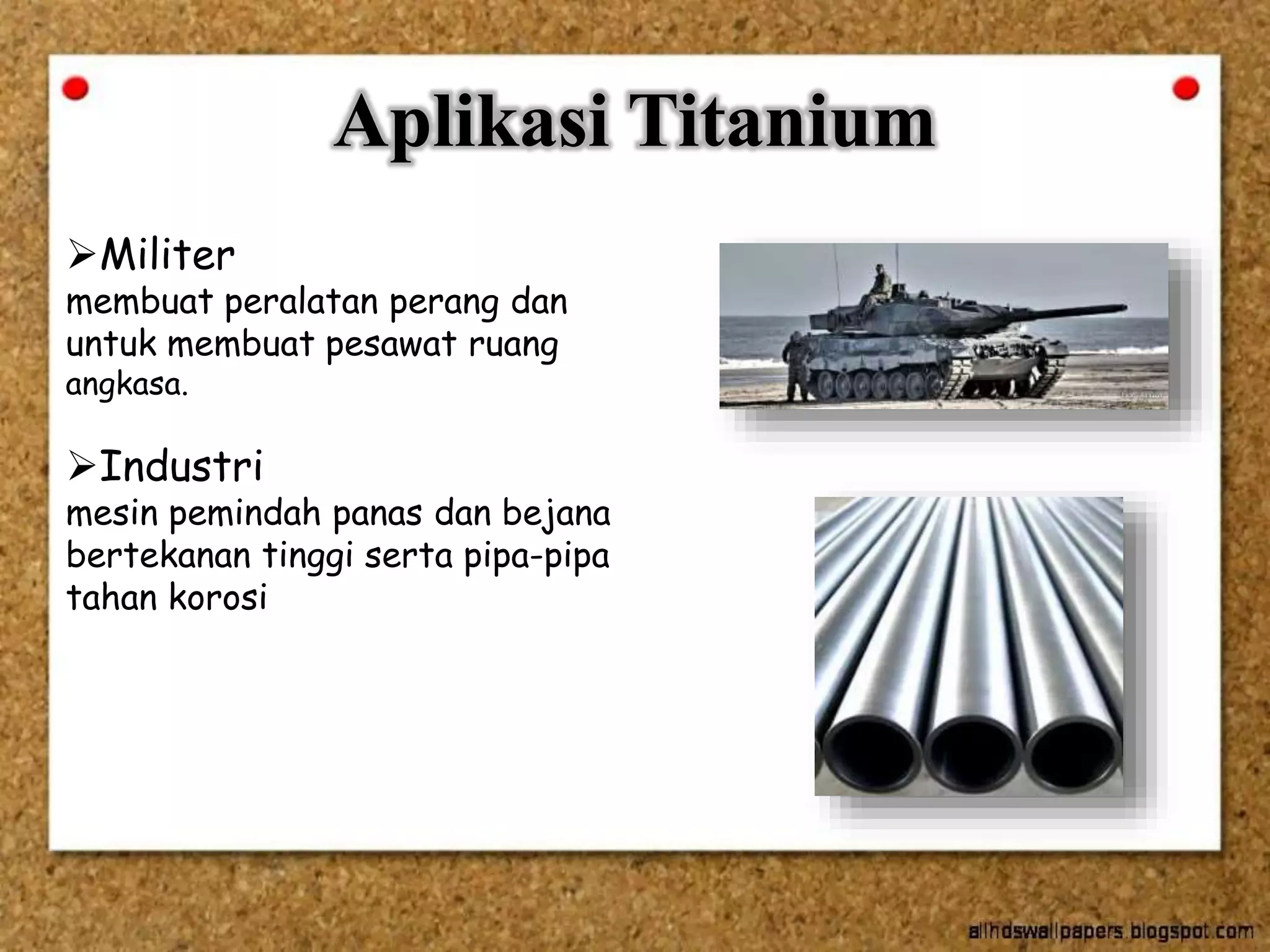 Titanium dan alloy nya | PPTX