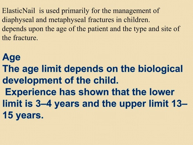 Titanium elastic nail | PPTX