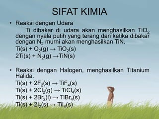 Titanium ppt | PPTX